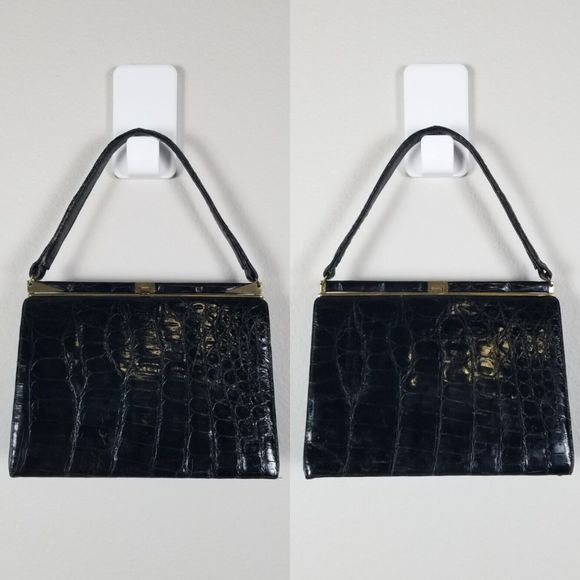 Bellestone | Bags | Bellestone Vtg 95s Mid Century Modern Black ...